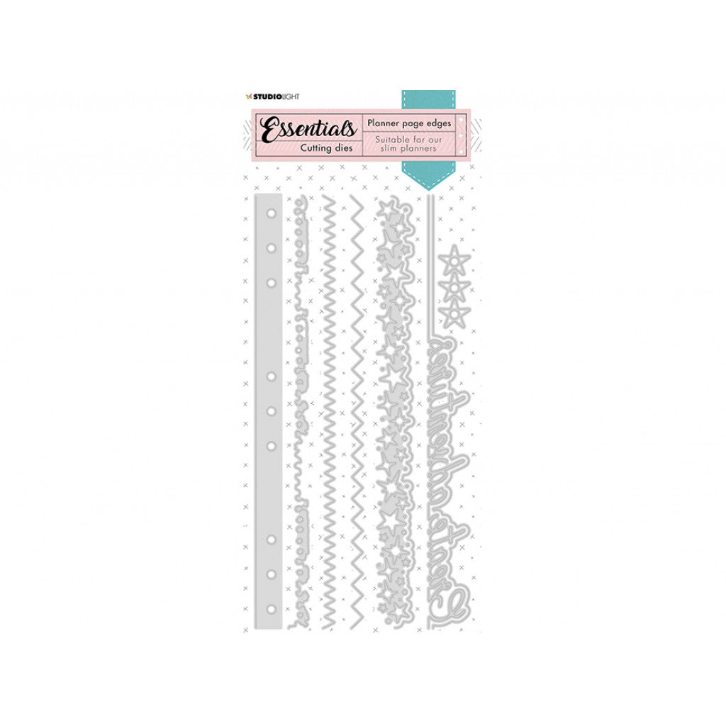 Studio Light Planner Essentials Die - Edges long stars – HobbyHimmelen
