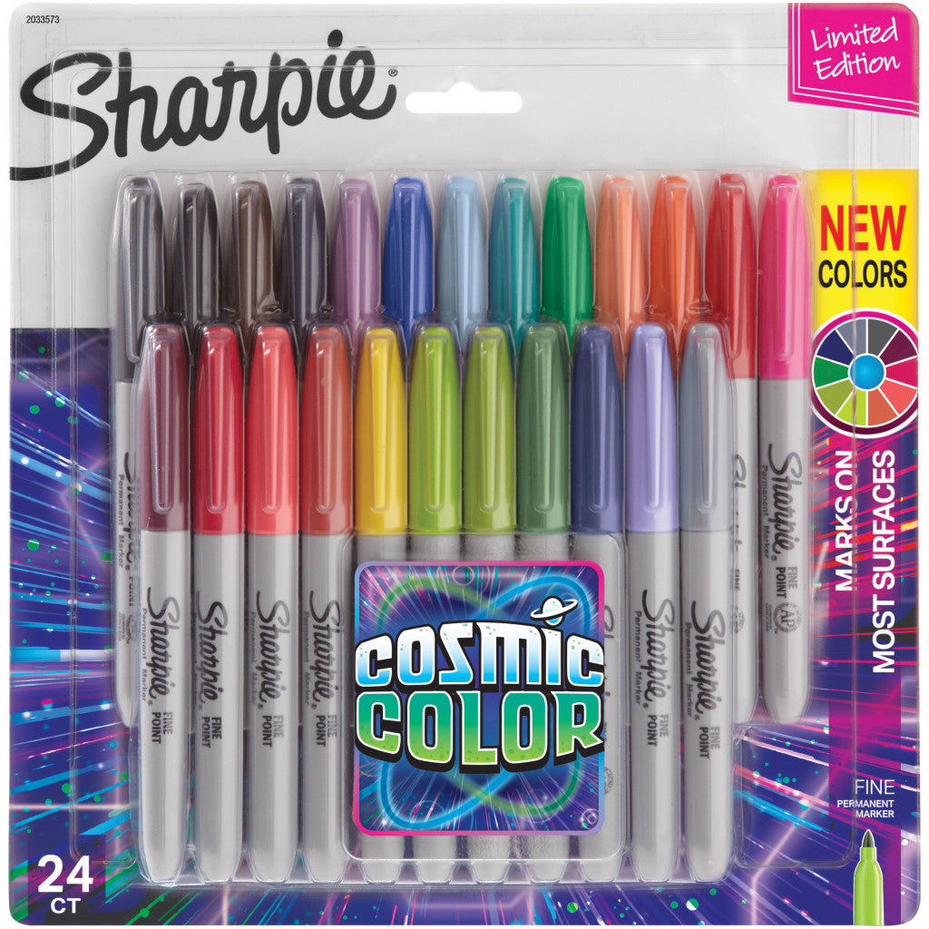 Sharpie Fine Point Markers 24stk - Cosmic Color – HobbyHimmelen