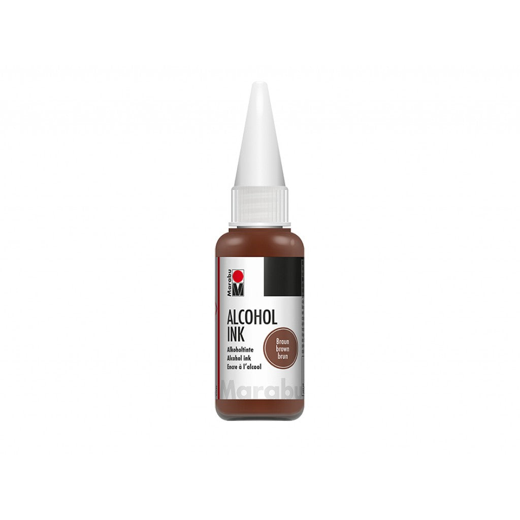 Marabu Alcohol Ink 20ml - 285 Brown – HobbyHimmelen